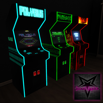 Second Life Marketplace - [-:DB:-] POLYBIUS Arcade Machine
